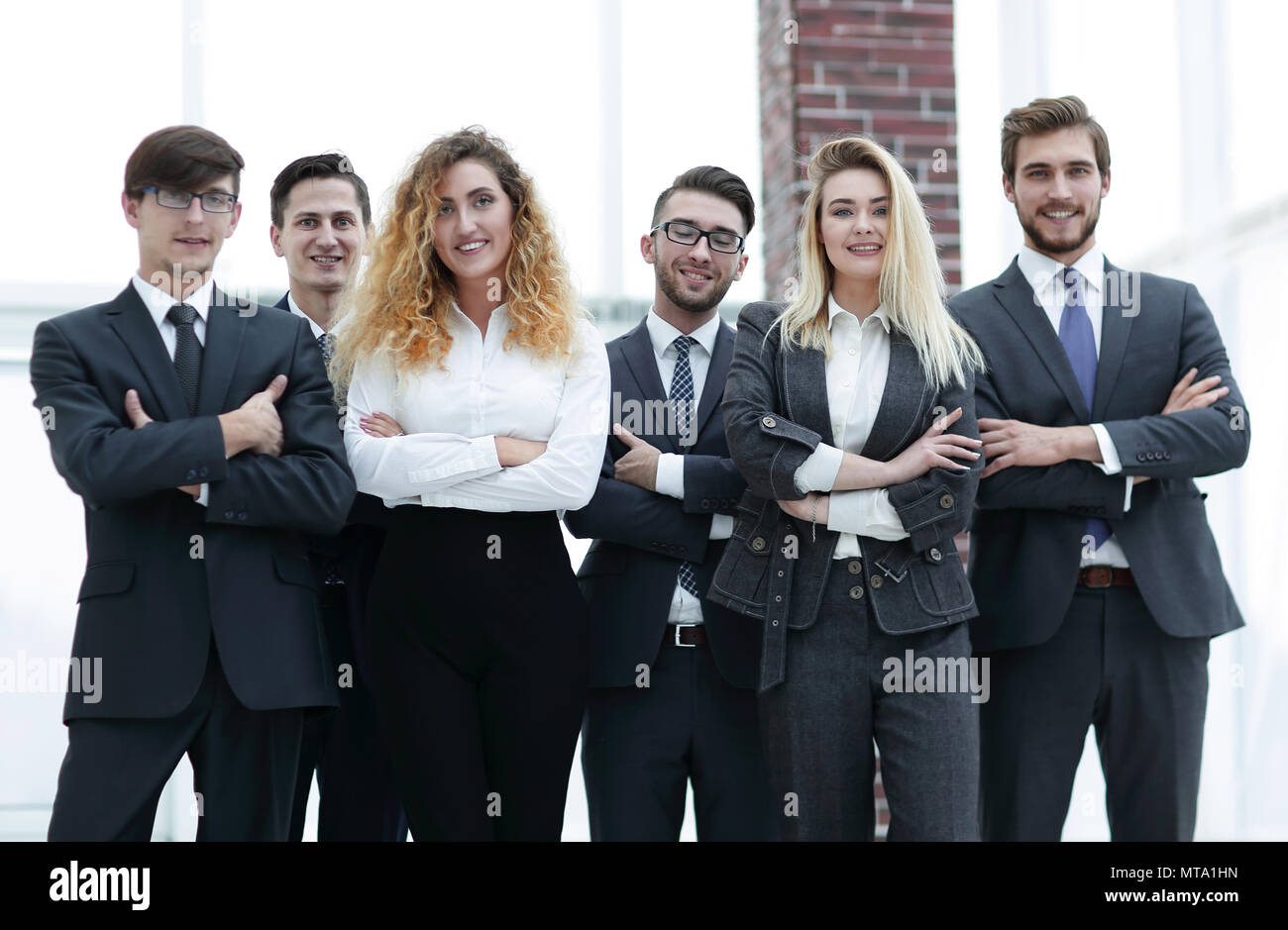 portrait of a professional business team Stock Photo - Alamy