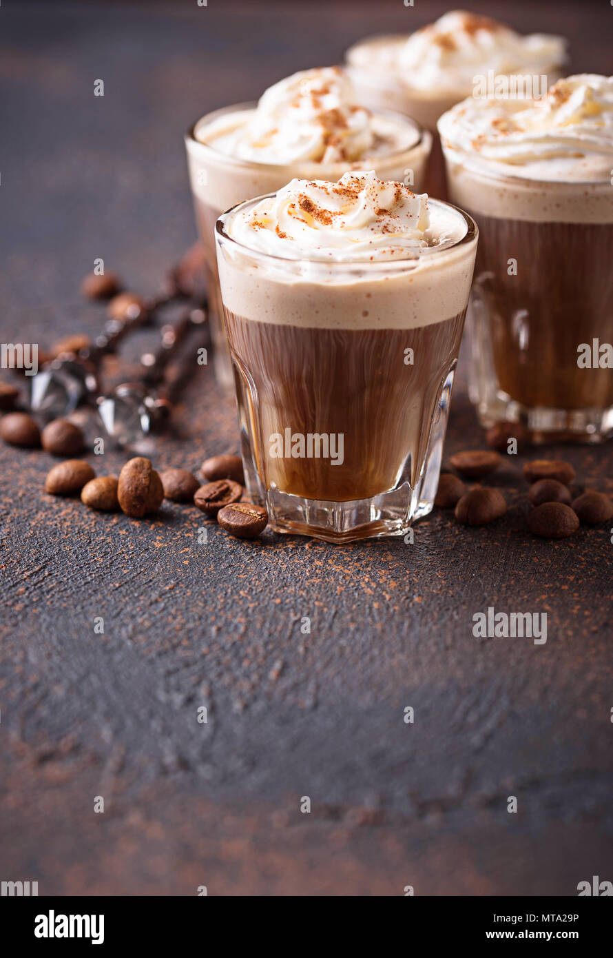 Delicious latte whipped cream hi-res stock photography and images - Alamy