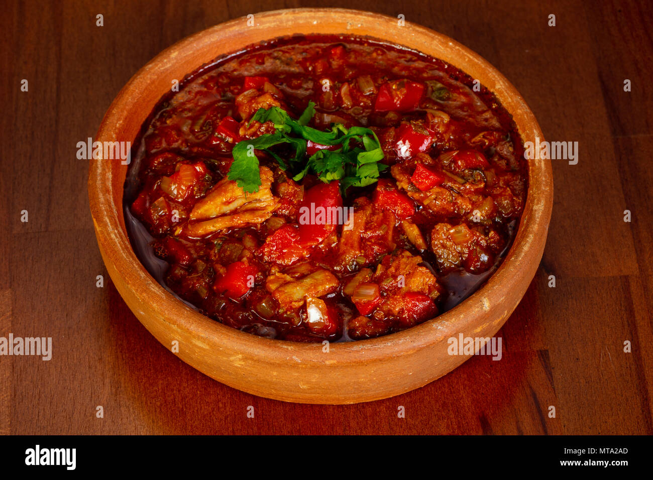 Georgian traditional chahohbili with herbs Stock Photo - Alamy