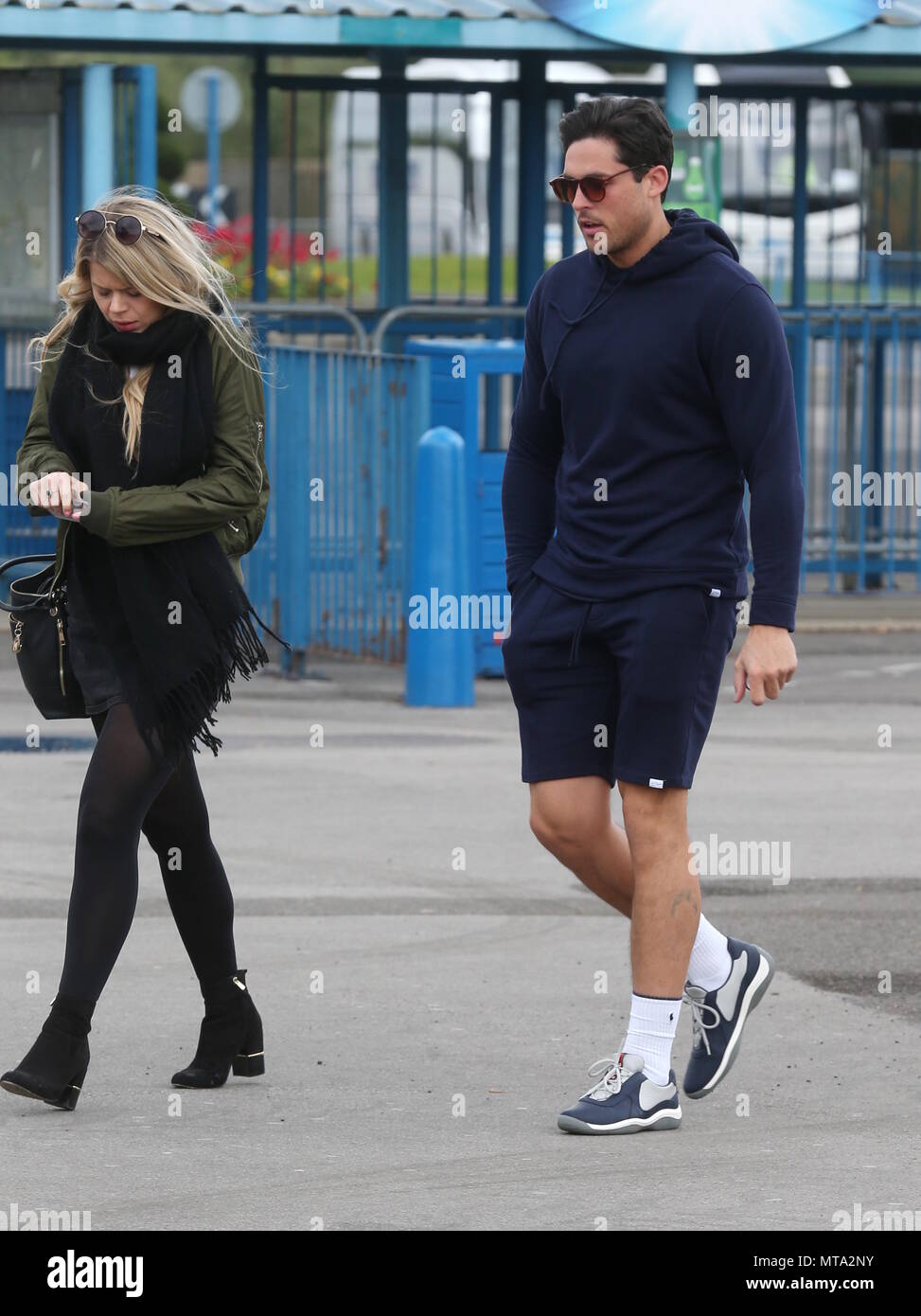 The cast of 'The Only Way Is Essex' at Thorpe Park Featuring: Dean ...