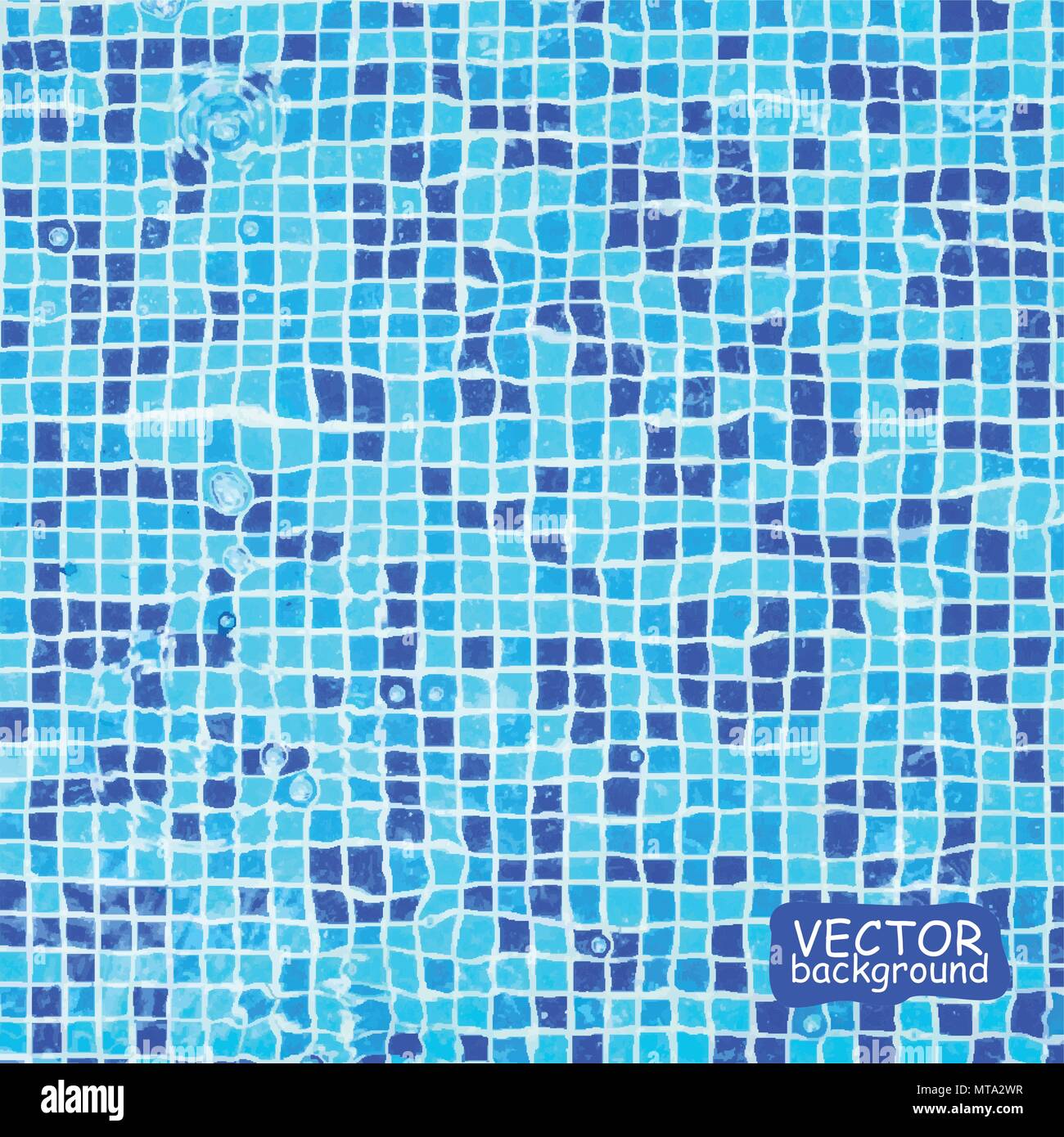Blue ceramic mosaic background. Tile texture background of swimming ...