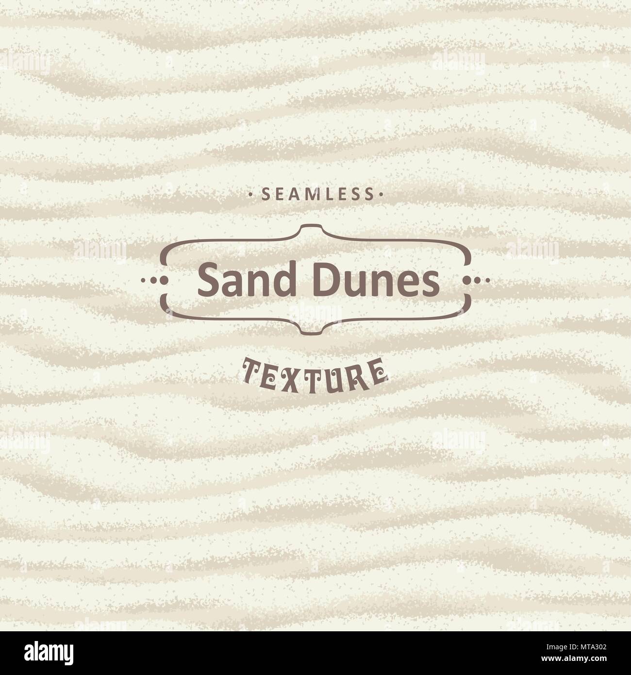 Vector seamless sand texture background with natural waves Stock Vector ...