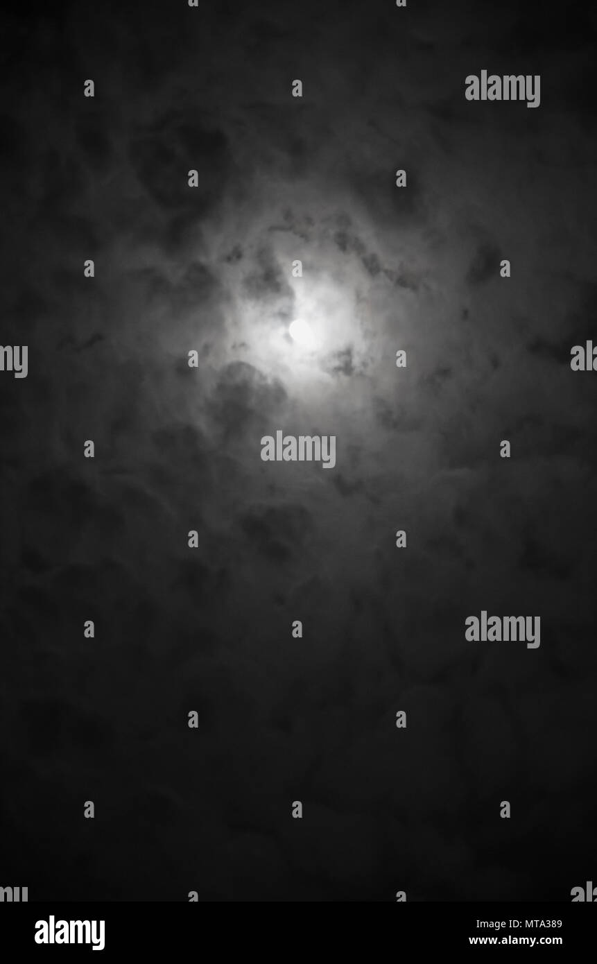 Full moon and clouds in sky hi-res stock photography and images - Alamy