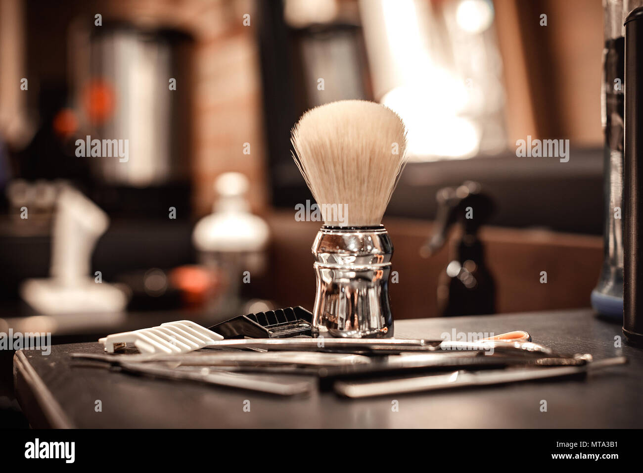 tools of barber shop Stock Photo - Alamy