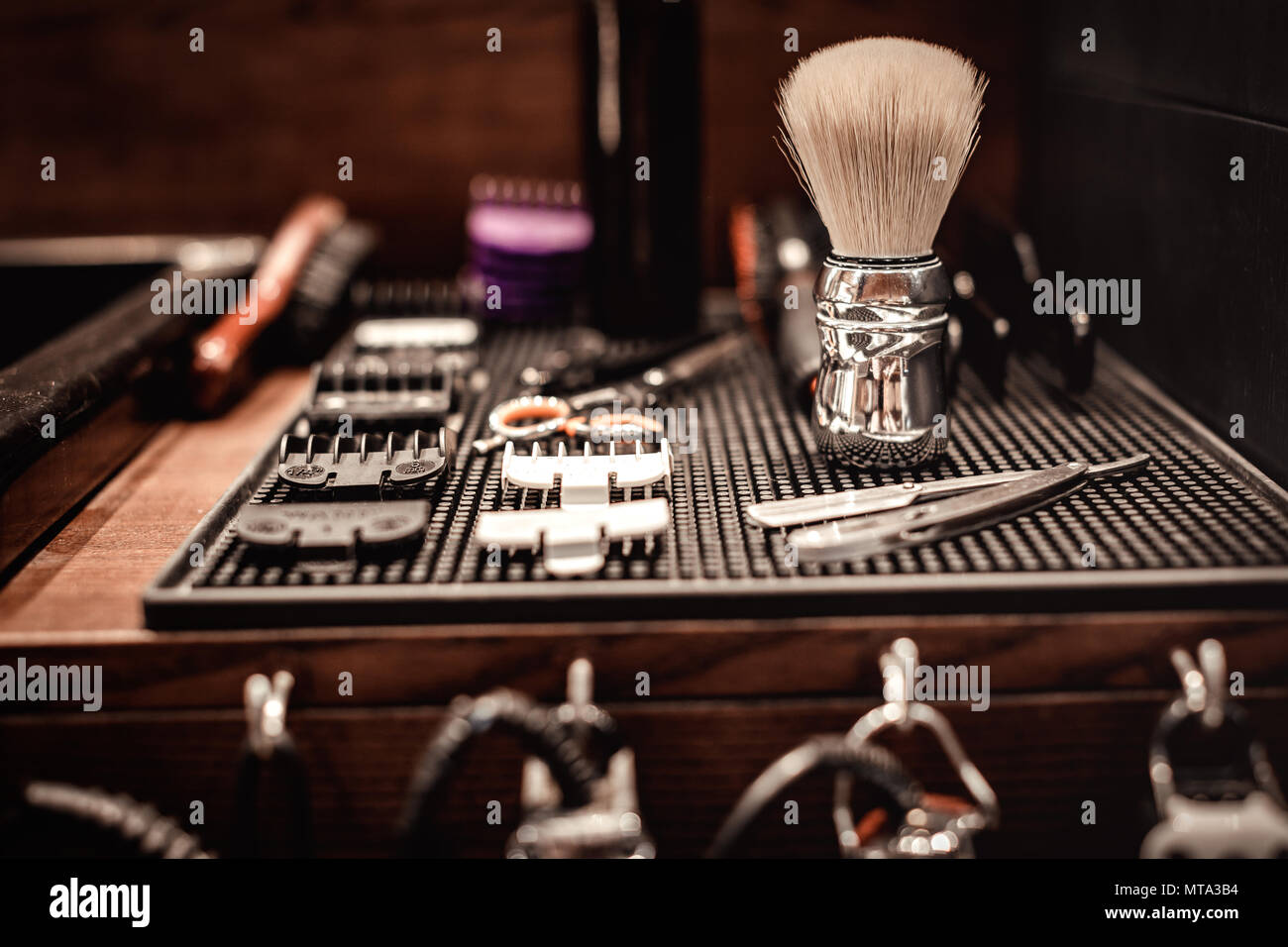 tools of barber shop Stock Photo - Alamy