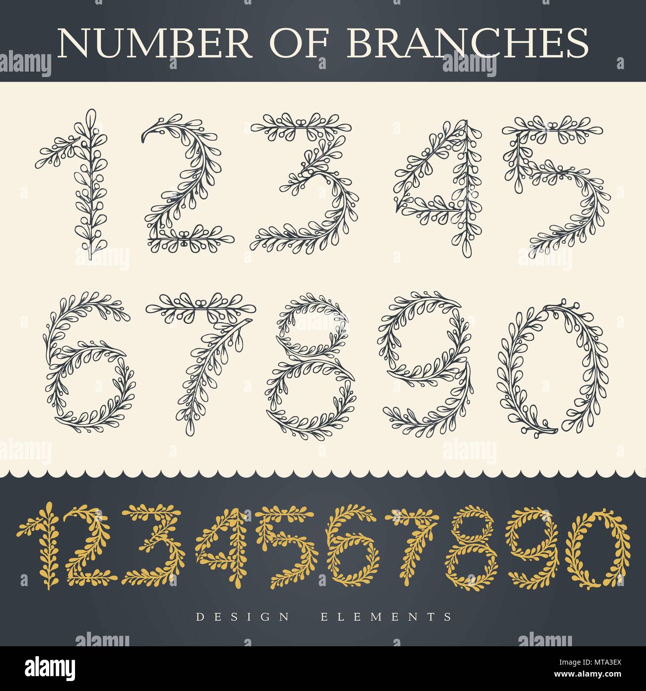 Digits numbers in hand hi-res stock photography and images - Alamy