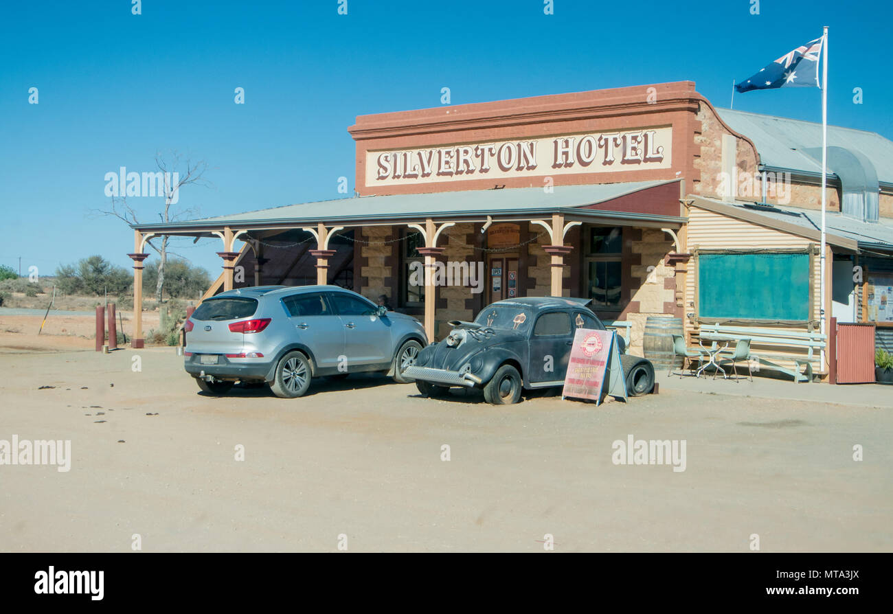 The iconic Silverton Hotel in outback New South Wales has been used in ...