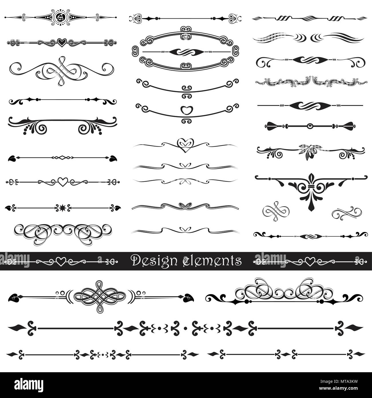 Decorative Page Accents Clipart