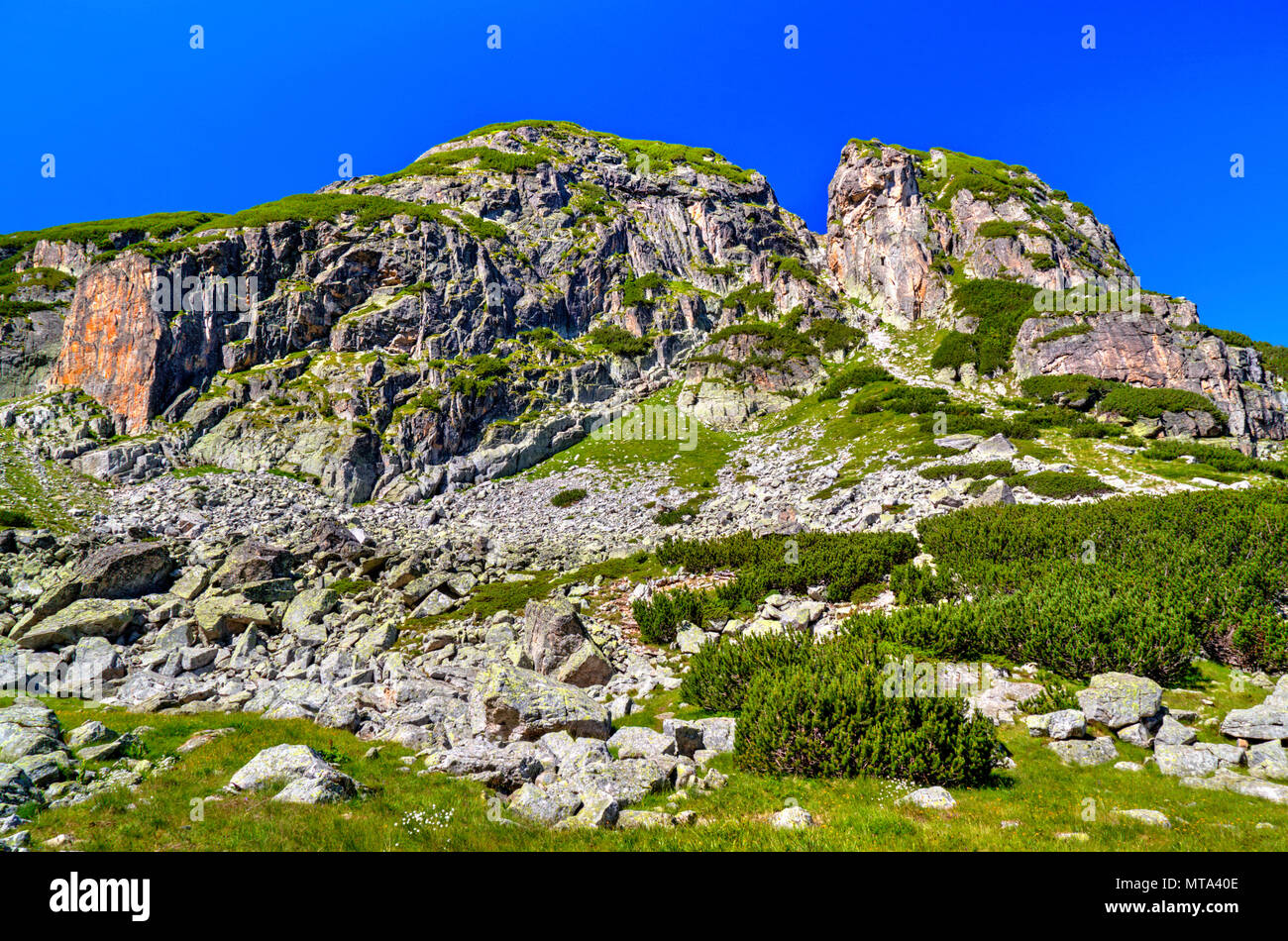 Beautiful landscape in the high mountain Stock Photo - Alamy