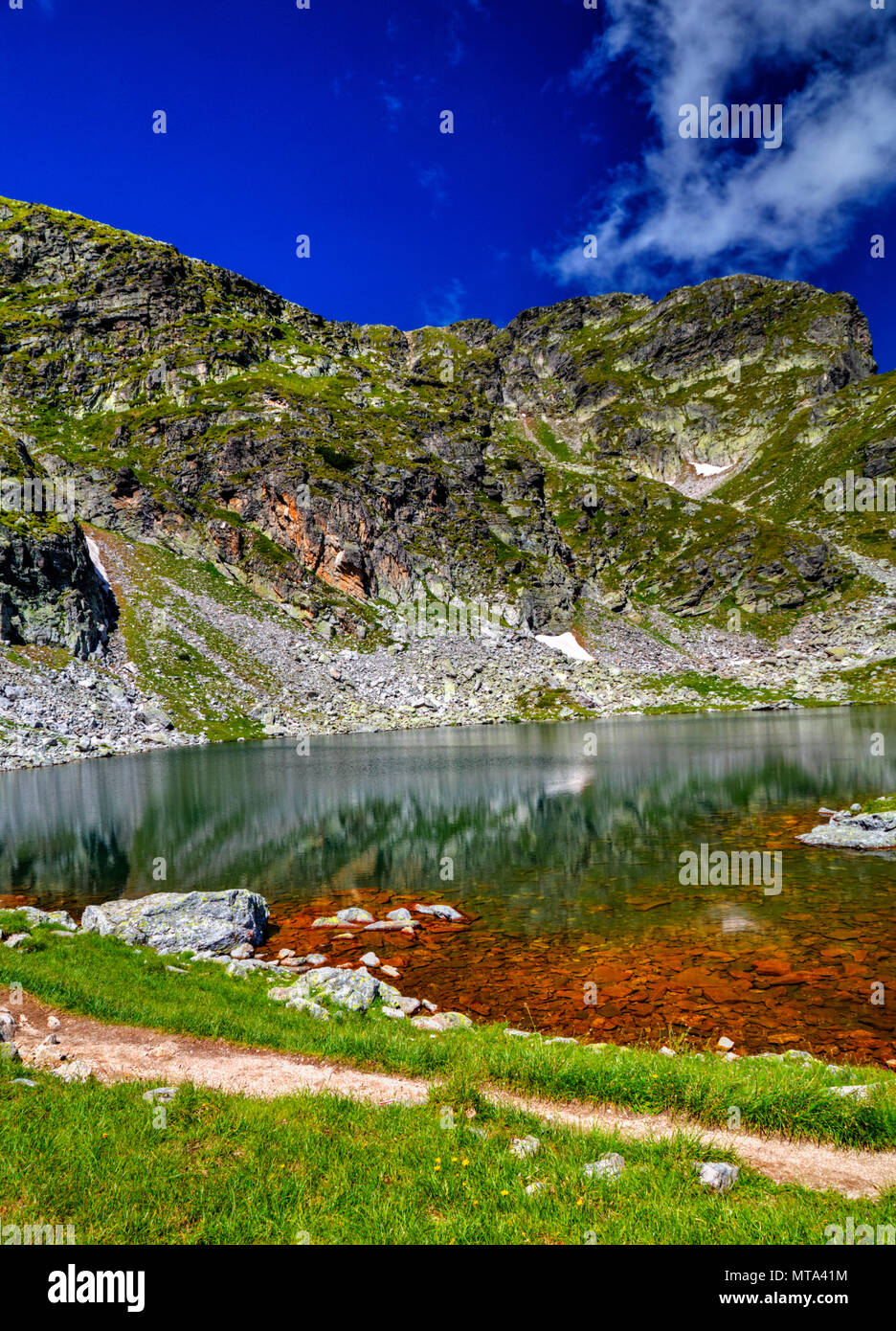 Beautiful landscape in the high mountain Stock Photo - Alamy