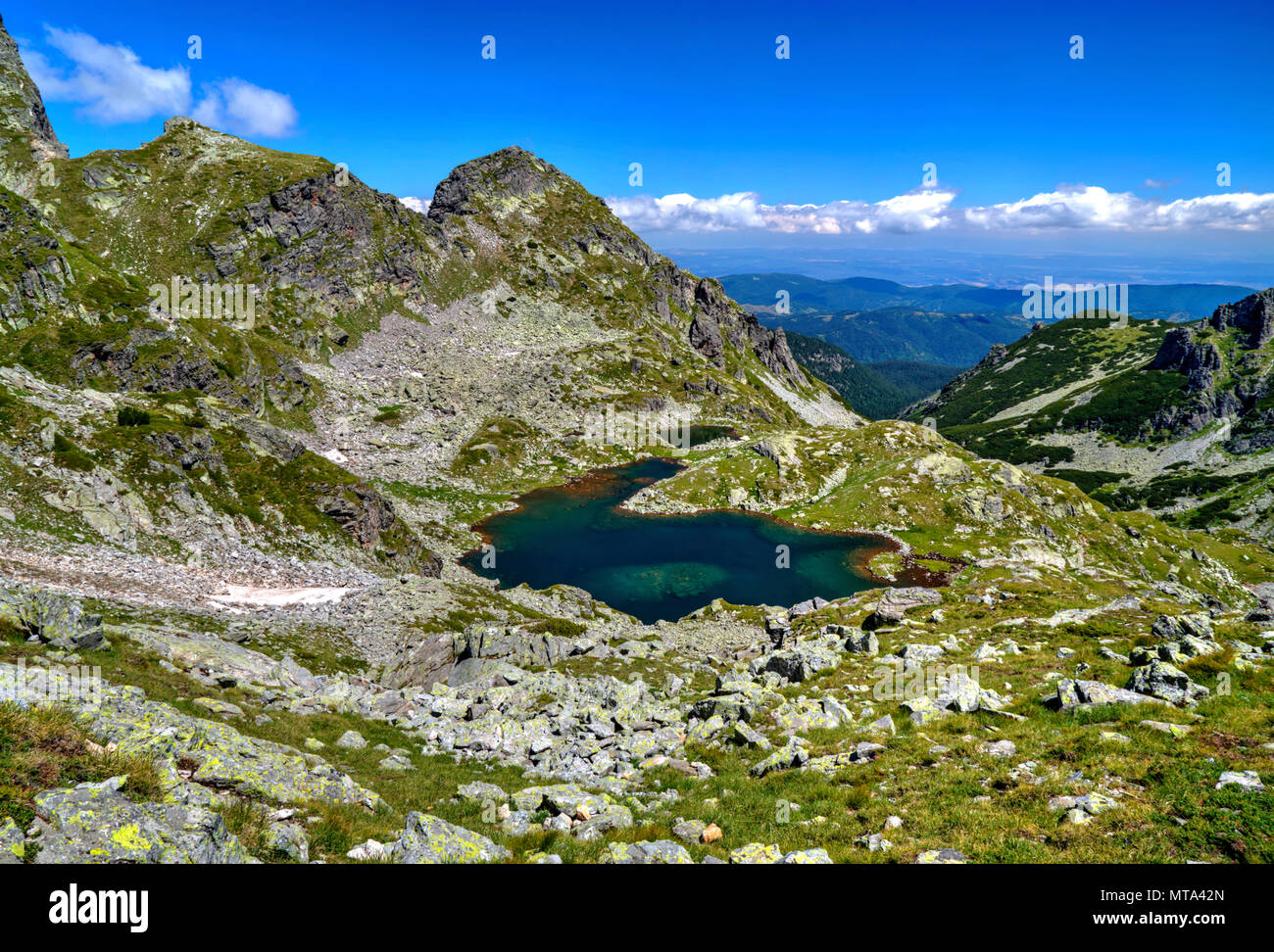 Beautiful landscape in the high mountain Stock Photo - Alamy