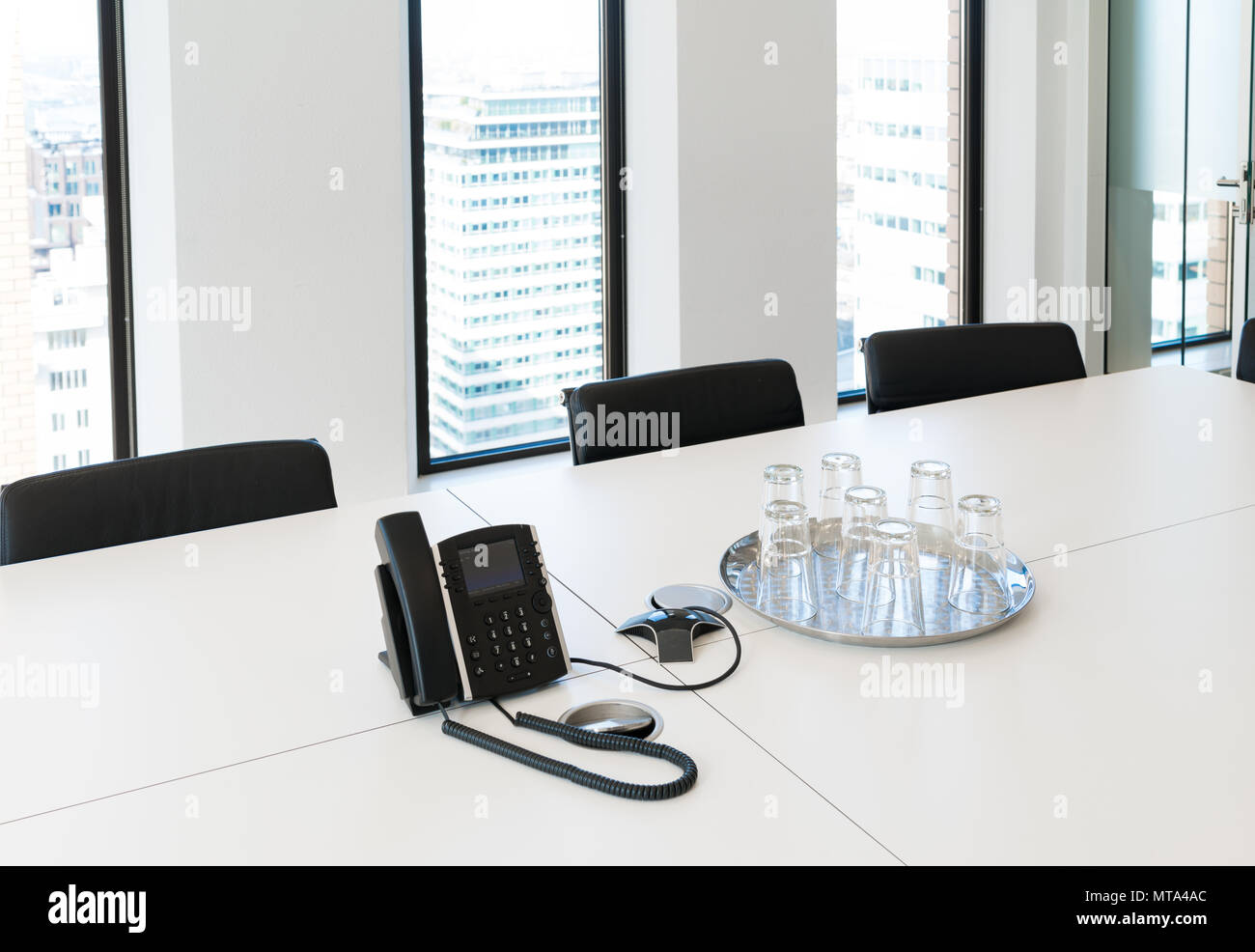 modern light conference room in a skyscraper Stock Photo - Alamy