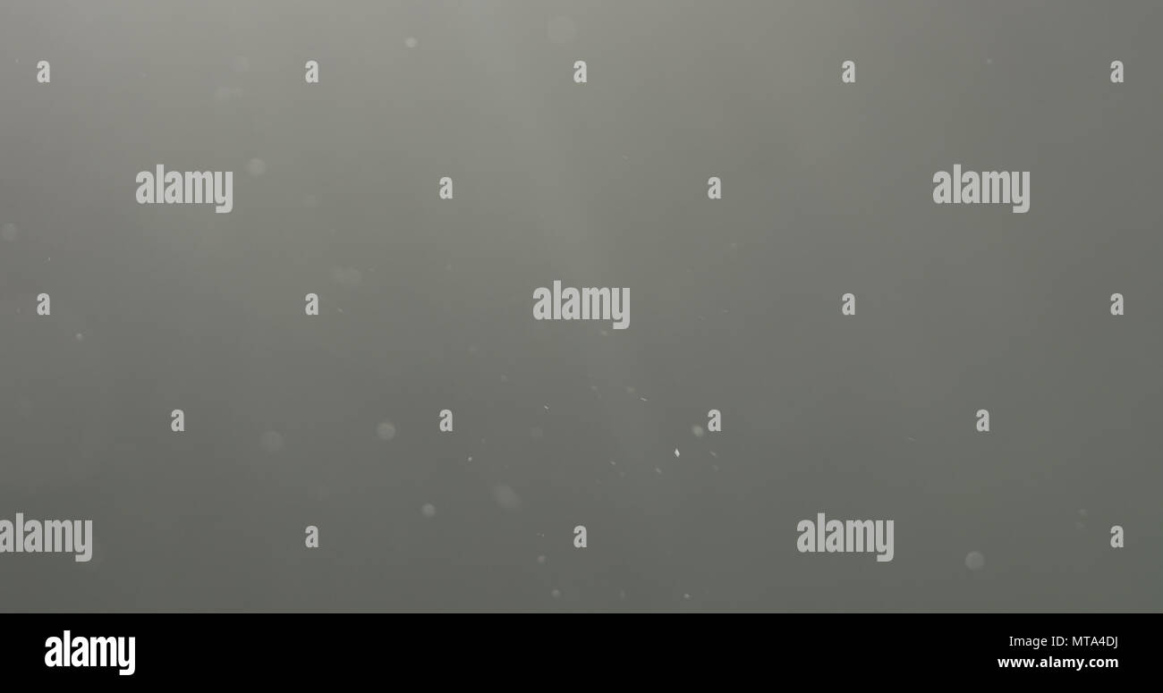 dust particles floating over black background with motion blur, wide ...