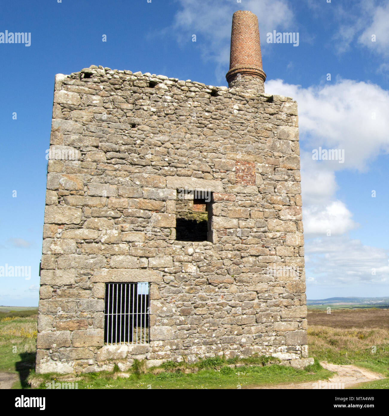 Greenburrow Engine House also known as Ding Dong, West Cornwall UK ...