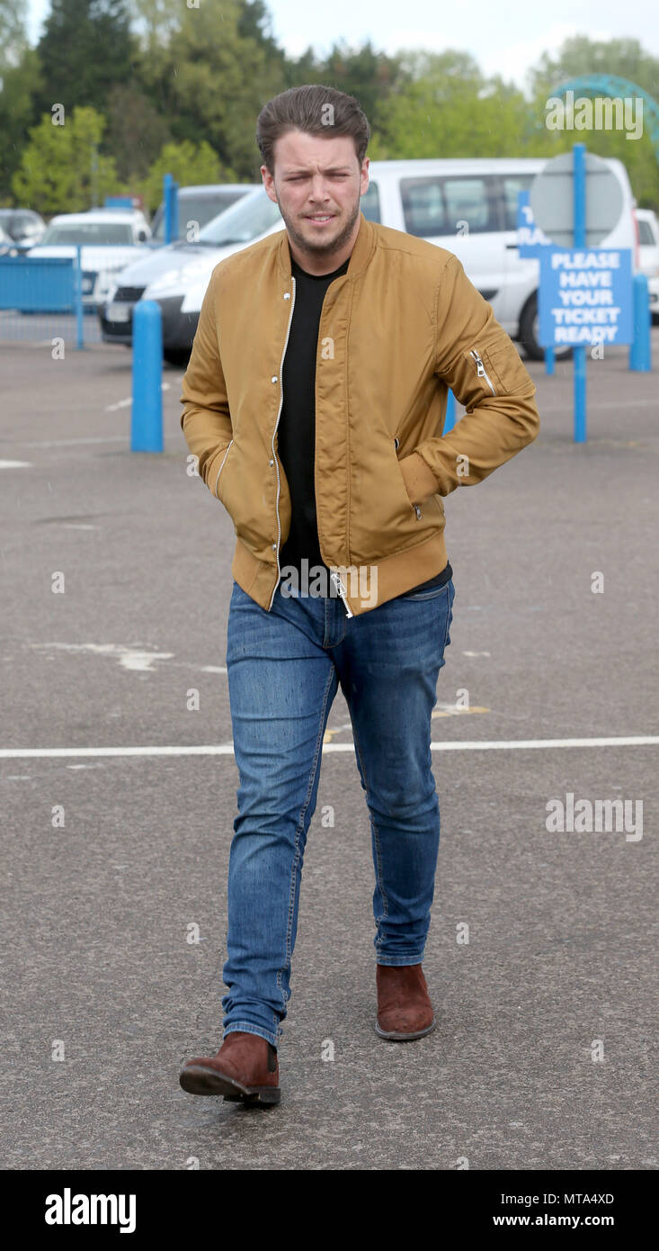 The cast of 'The Only Way Is Essex' at Thorpe Park Featuring: James ...