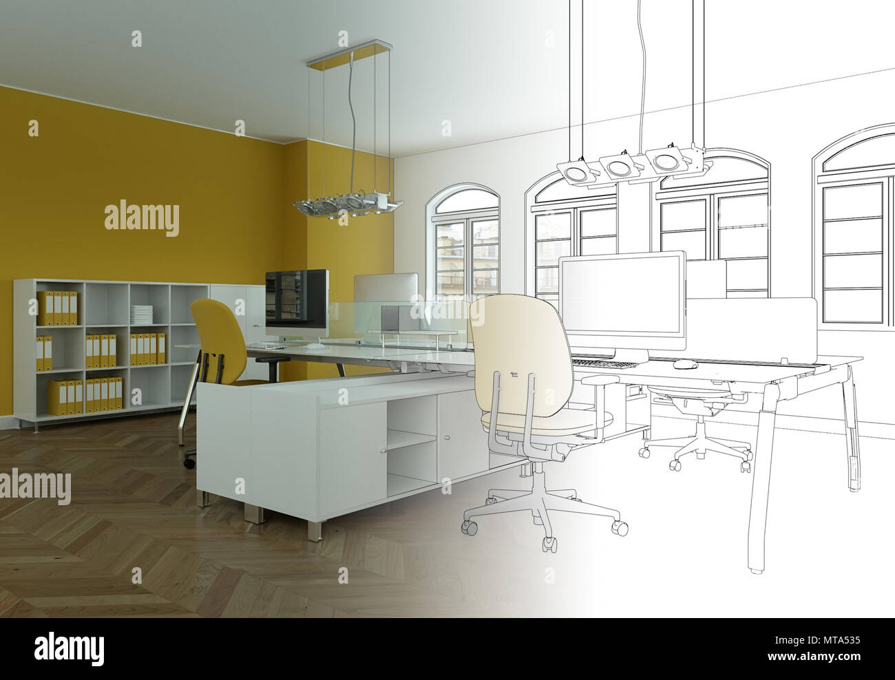 Drawing gradation into photograph hi-res stock photography and images ...