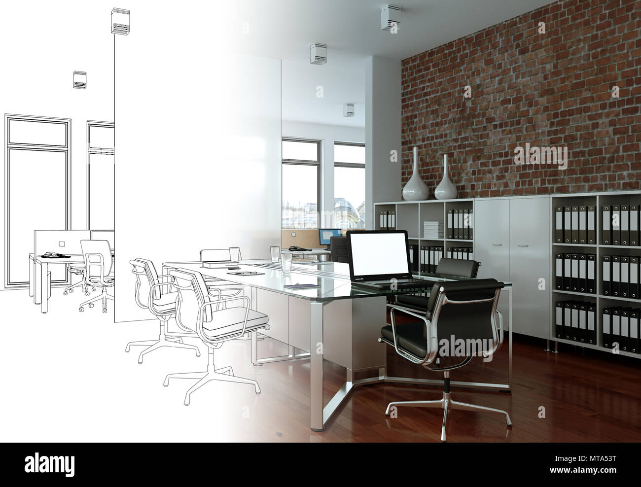 Drawing gradation into photograph hi-res stock photography and images ...