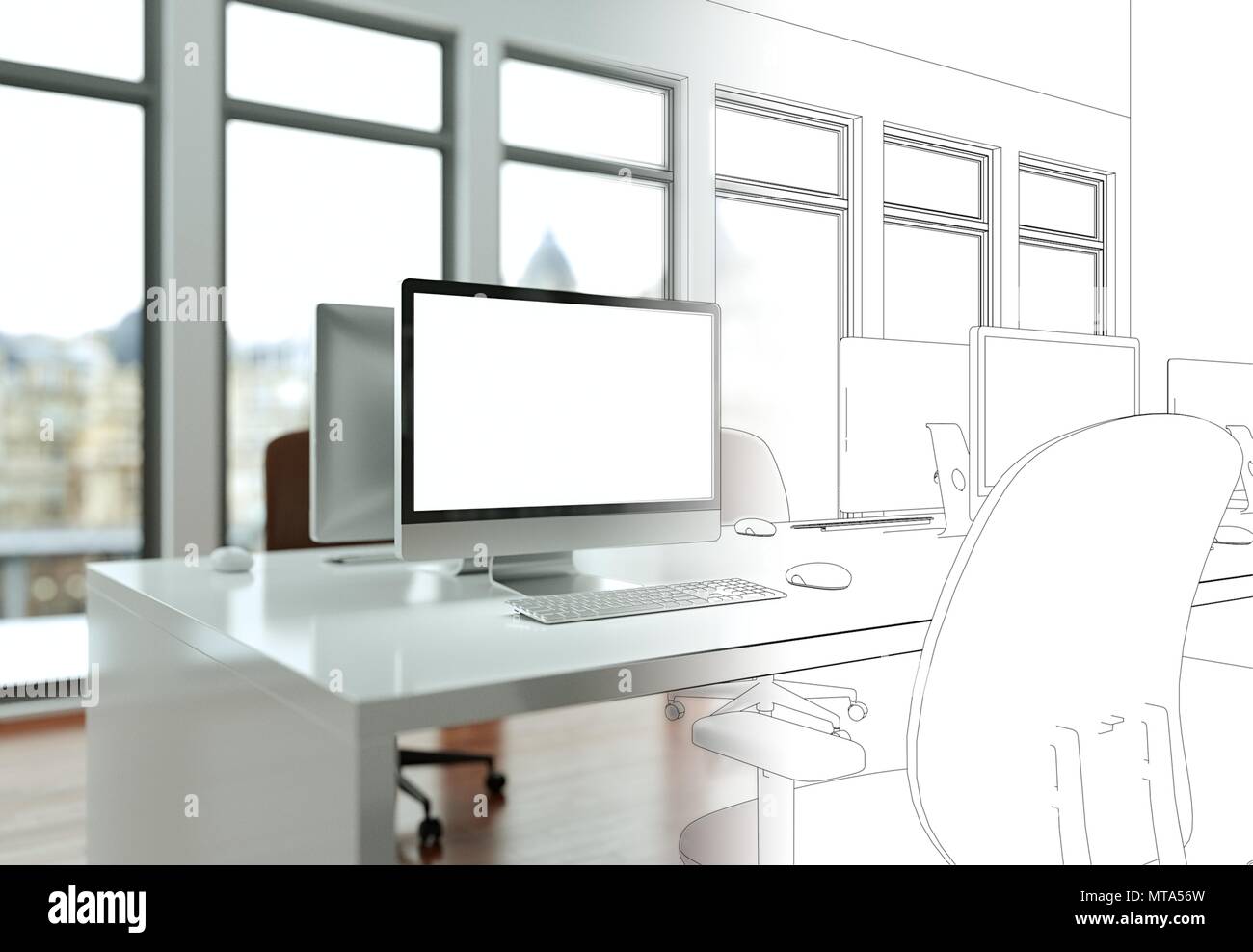 Drawing gradation into photograph hi-res stock photography and images ...