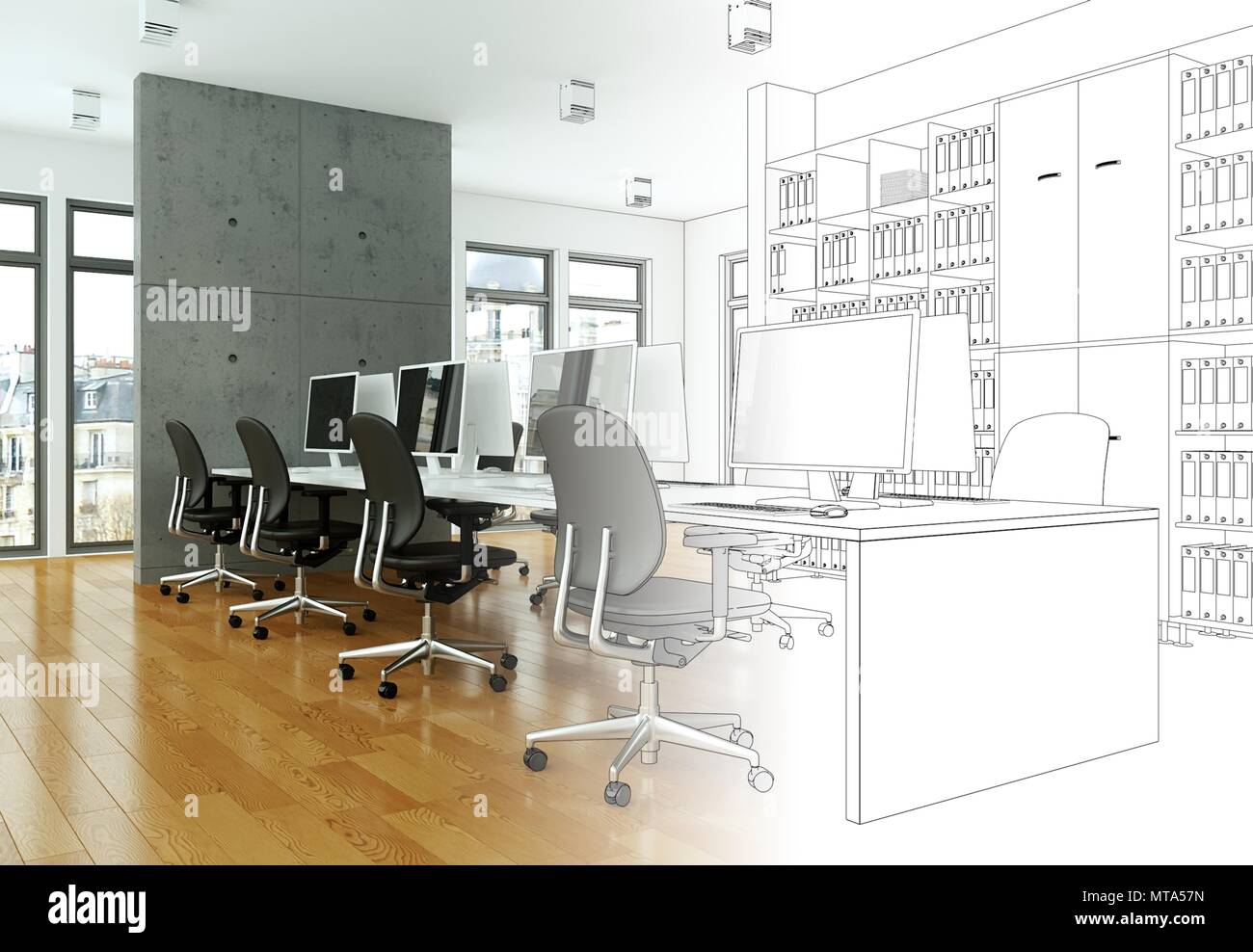 Drawing gradation into photograph hi-res stock photography and images ...