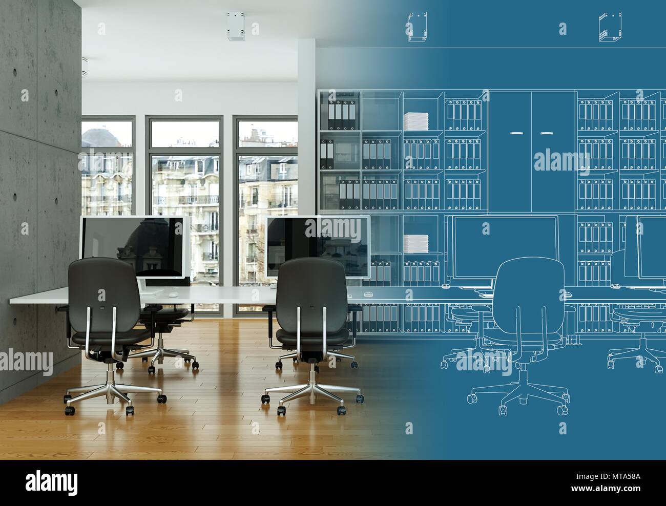 Drawing gradation into photograph hi-res stock photography and images ...