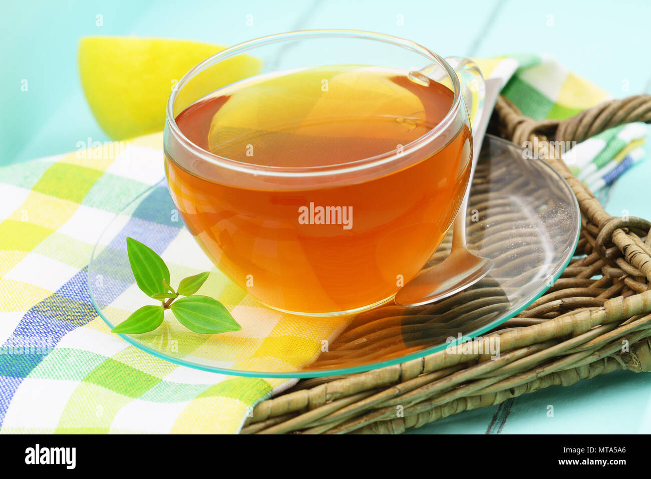 Cup tea lemon close hi-res stock photography and images - Alamy