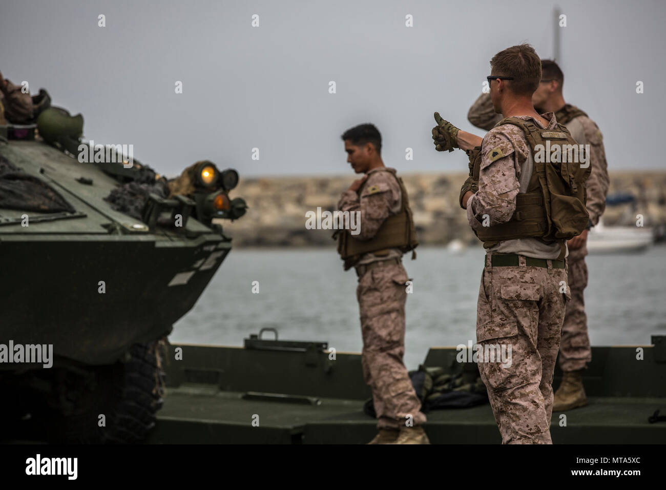 Marines with D Company, 1st Light Armored Reconnaissance Battalion, 1st ...