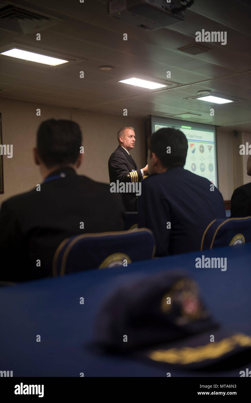 SASEBO, Japan (April 20, 2017) Capt. Ed Thompson, deputy commander ...