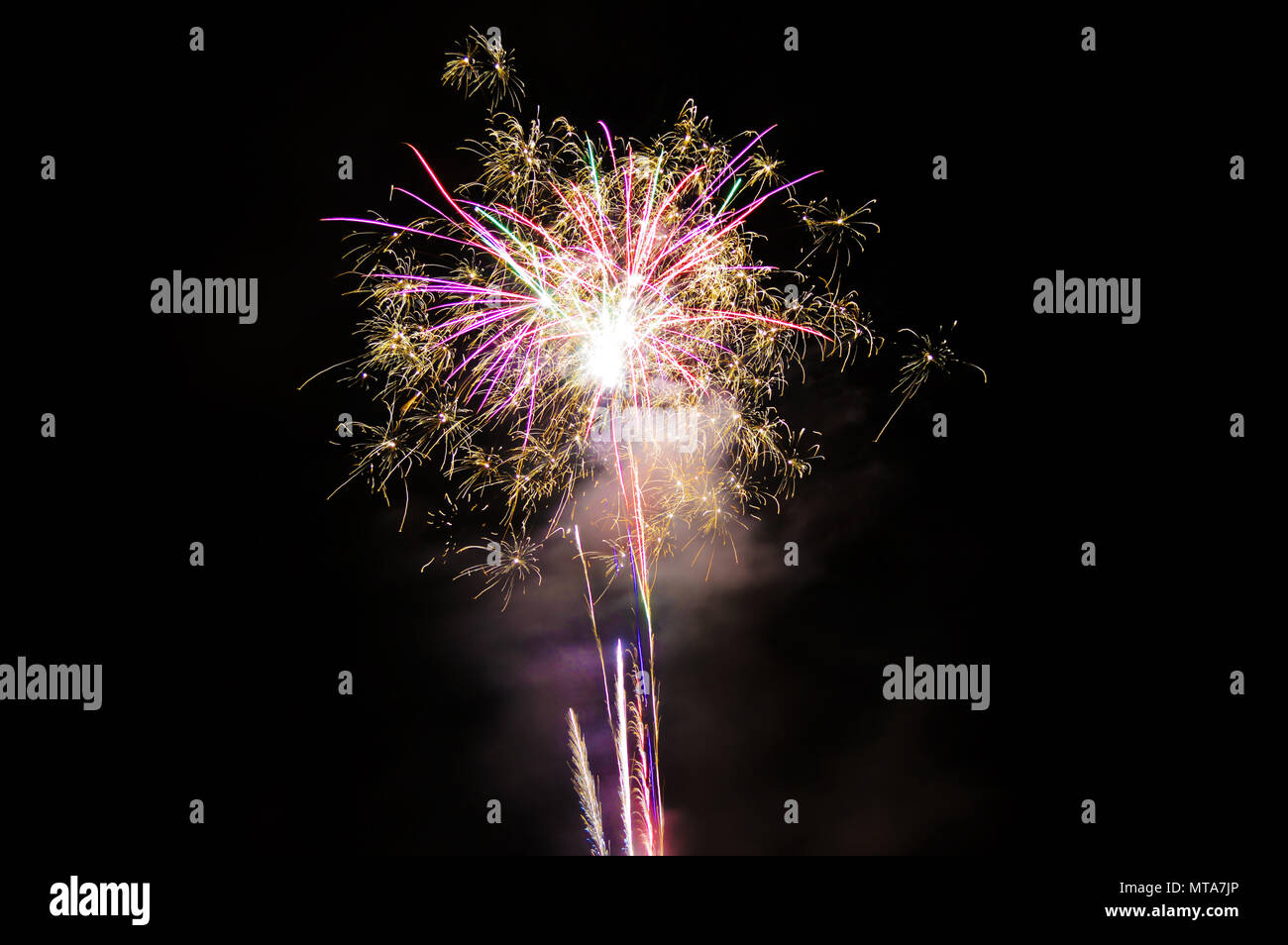 Night sky light painting Stock Photo - Alamy