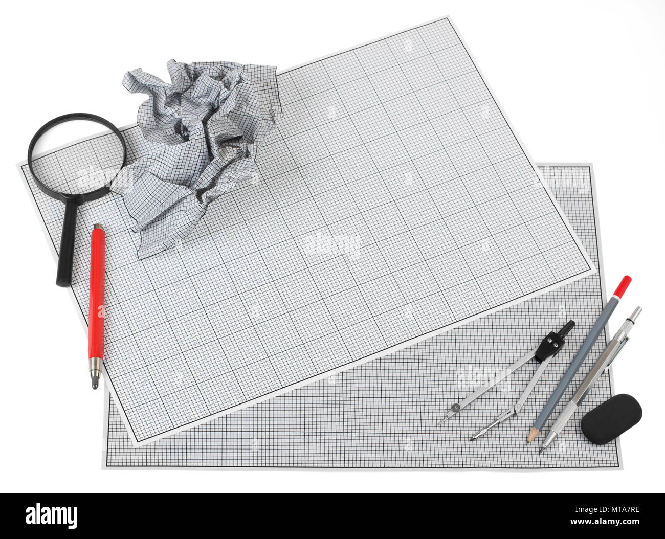 Engineering graph paper hi-res stock photography and images - Alamy