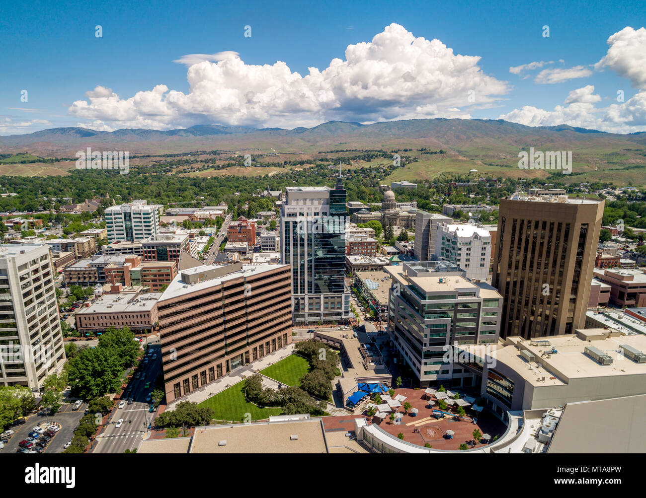 Buildings In Downtown Boise Idaho High Resolution Stock Photography and ...