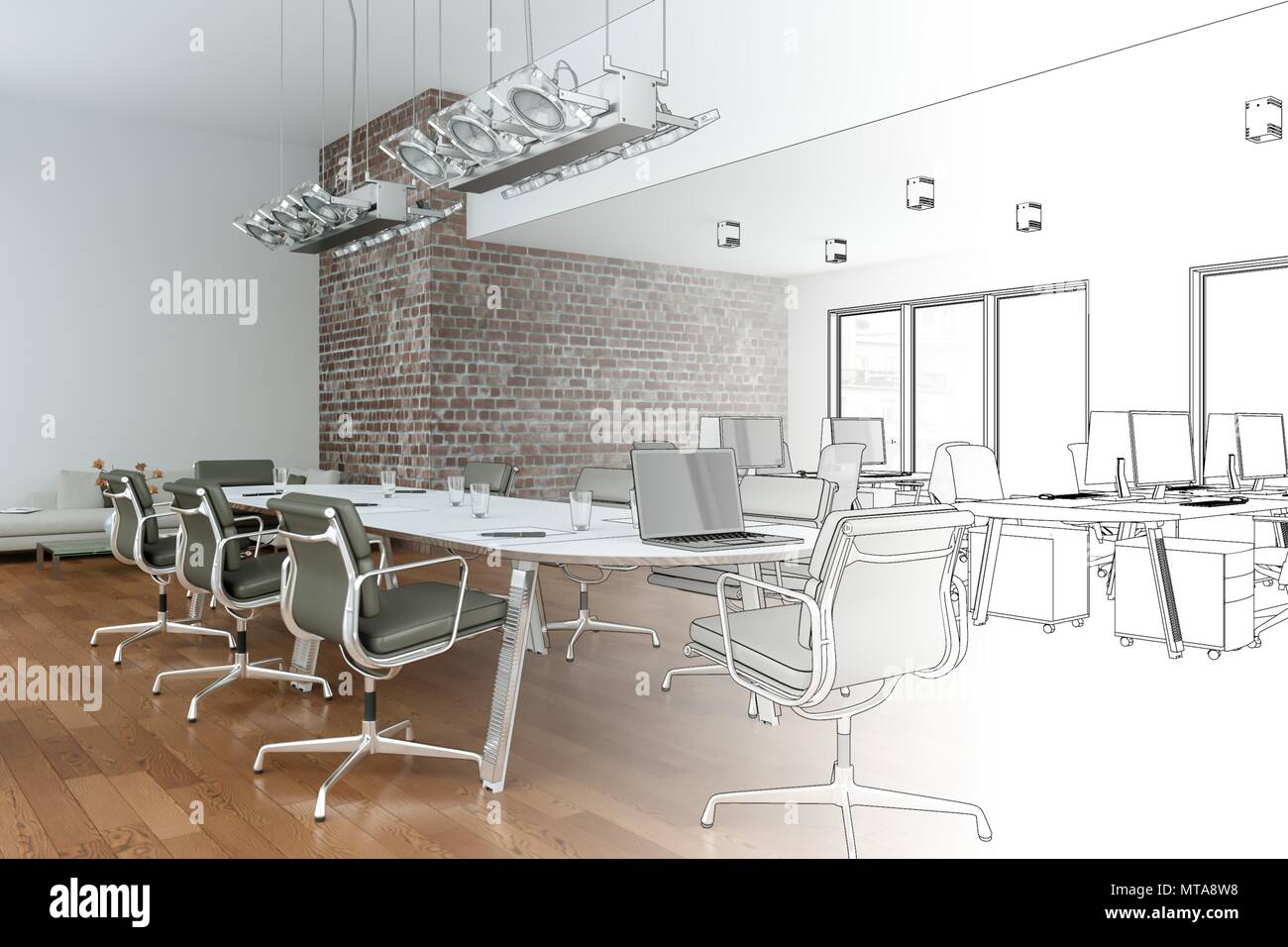 Drawing gradation into photograph hi-res stock photography and images ...