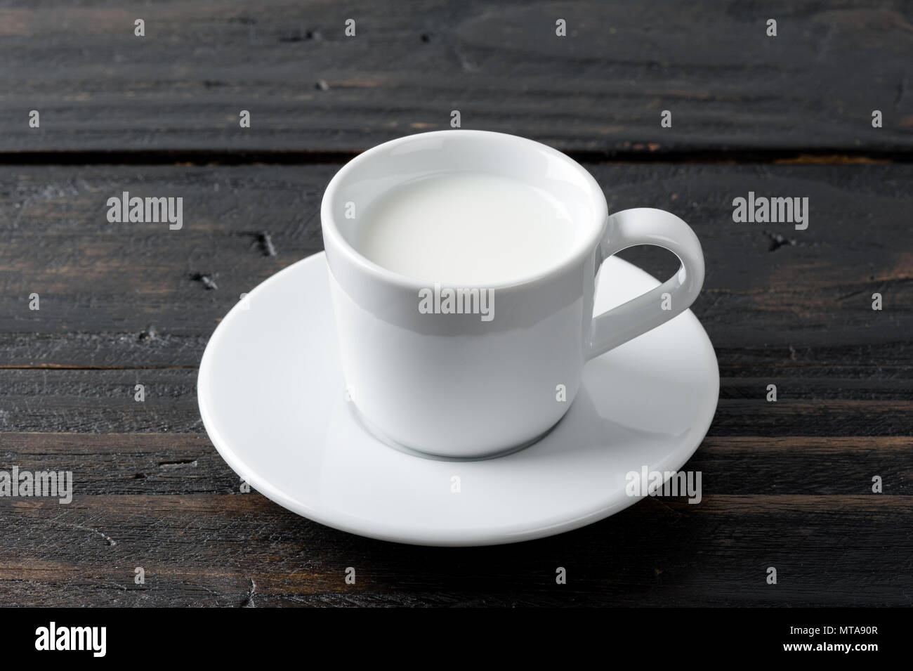 closeup a cup of hot milk, Daily product Stock Photo - Alamy