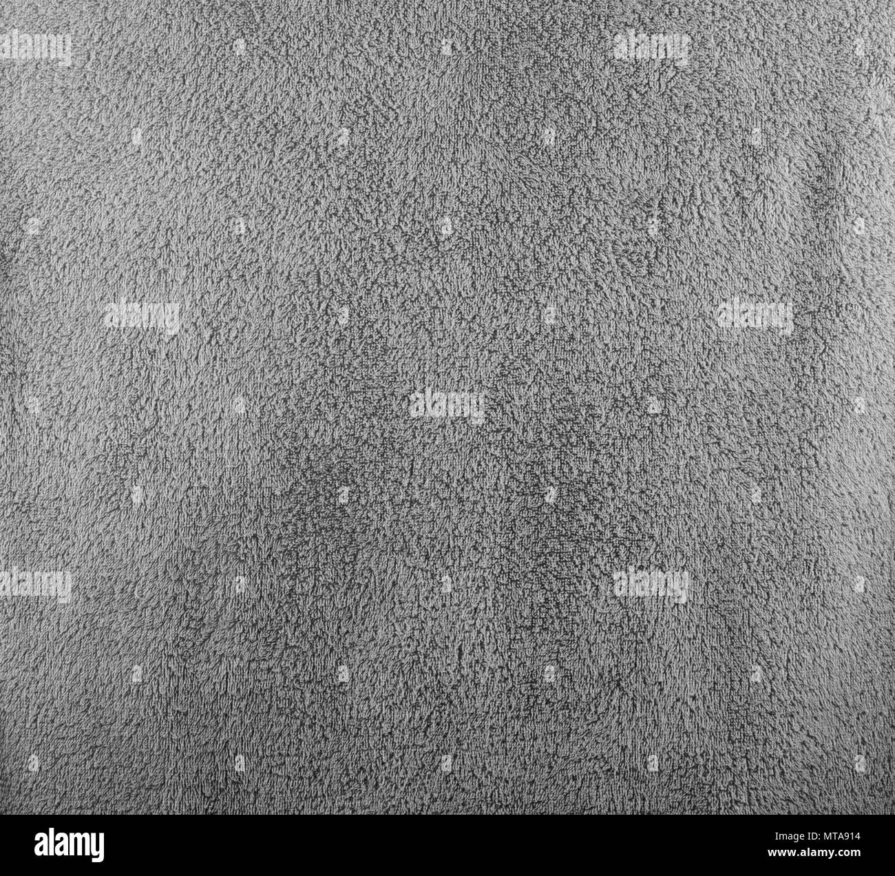 A fine texture of grey bath towel Stock Photo - Alamy