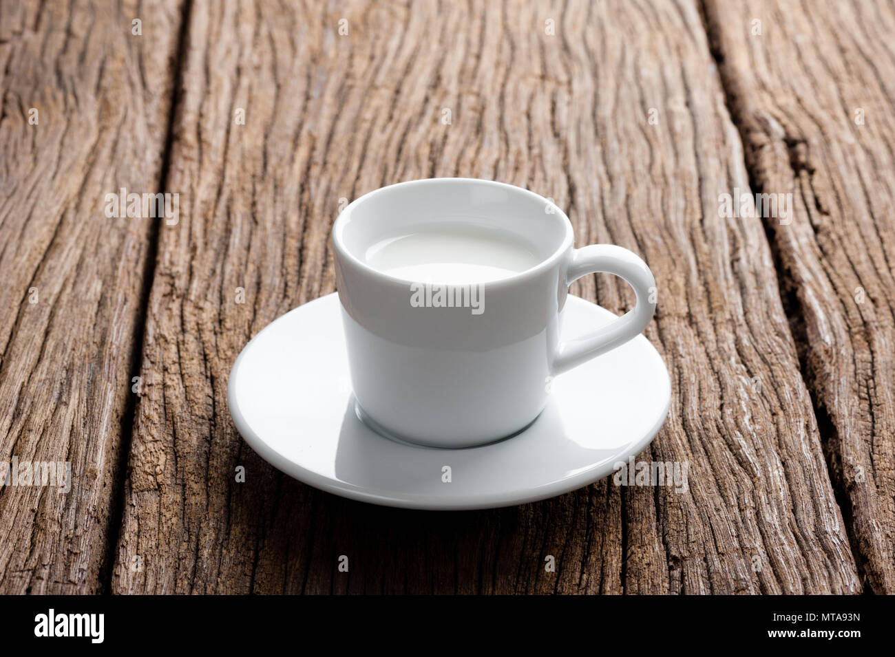 closeup a cup of hot milk, Daily product Stock Photo - Alamy