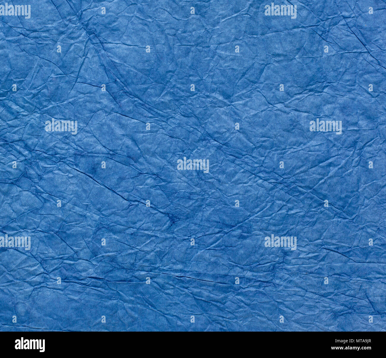 Blue crumpled paper texture background Stock Photo - Alamy