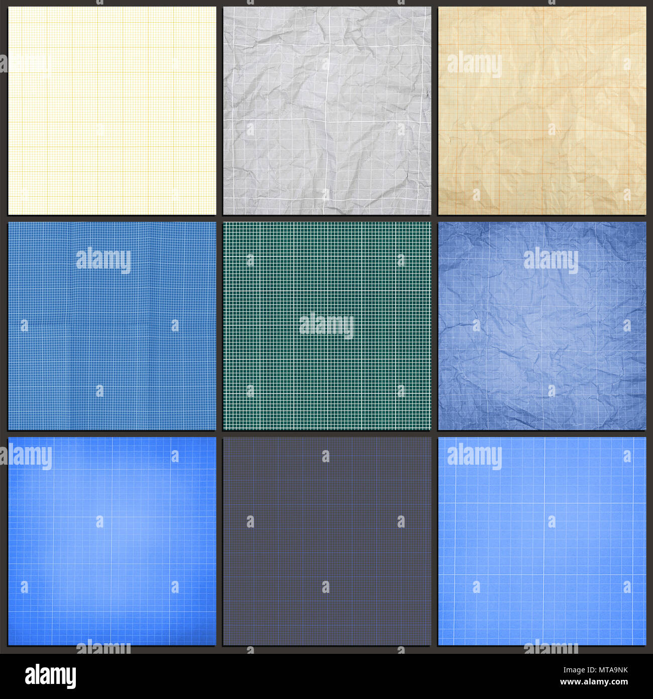 Blueprints On Graph Paper Drawings