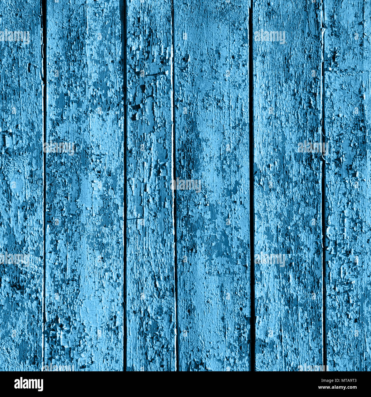 Old wooden painted blue rustic background, paint peeling Stock Photo ...