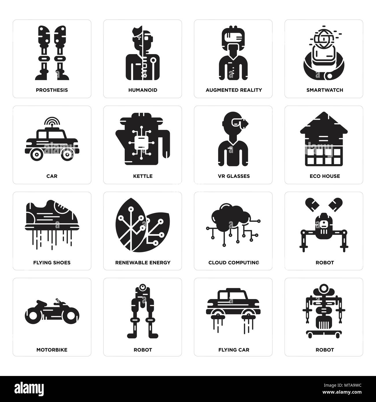 Car flying computer Stock Vector Images - Alamy