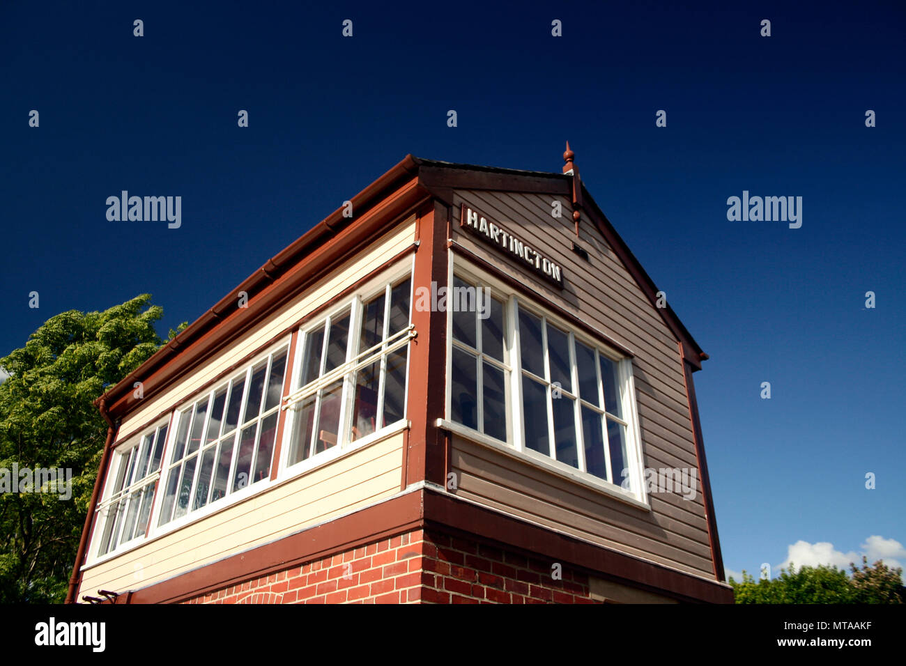 Hartington Signal Box Stock Photo - Alamy