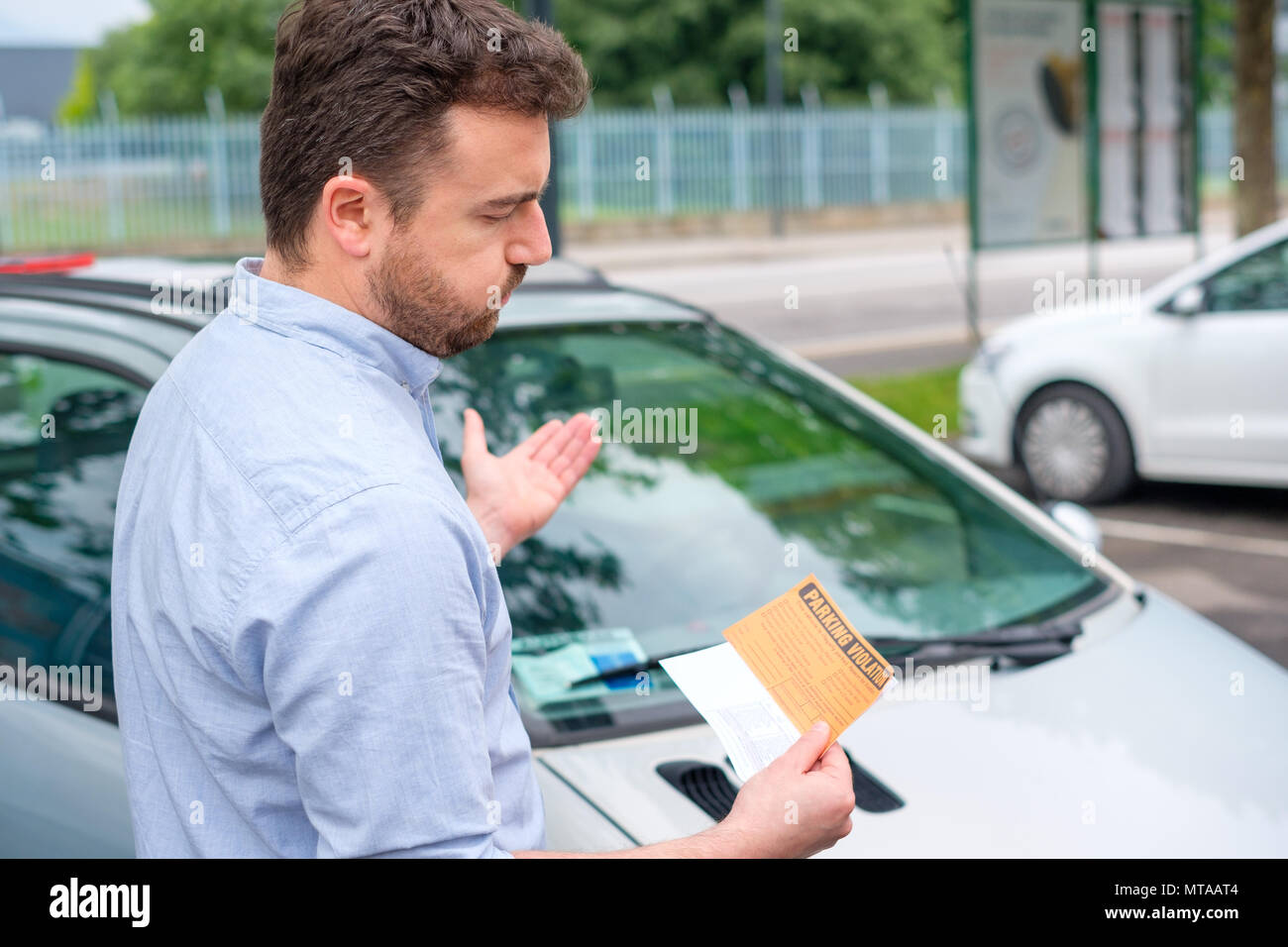 Car ticket angry hi-res stock photography and images - Alamy