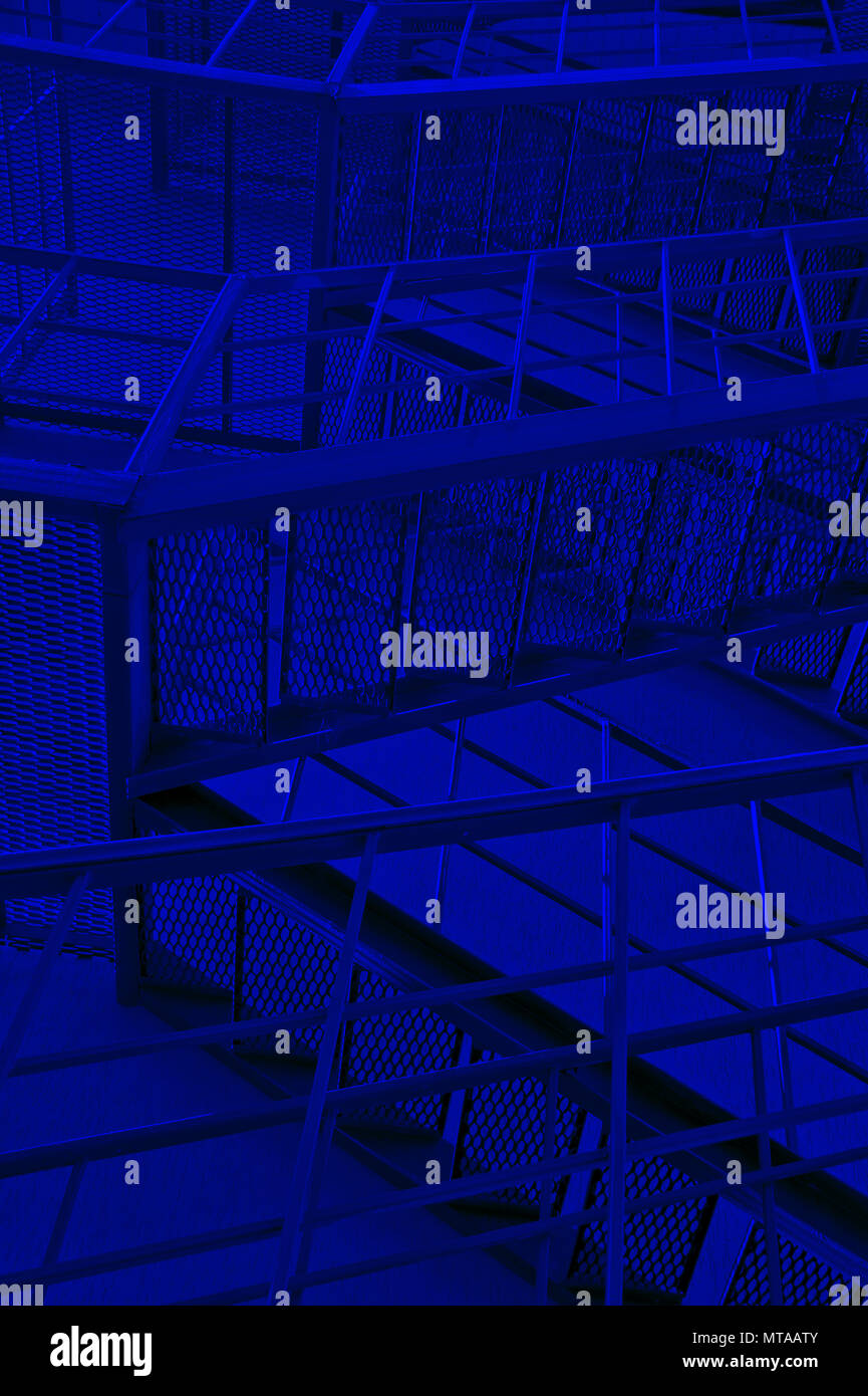 Abstract fire escape background texture Stock Photo - Alamy