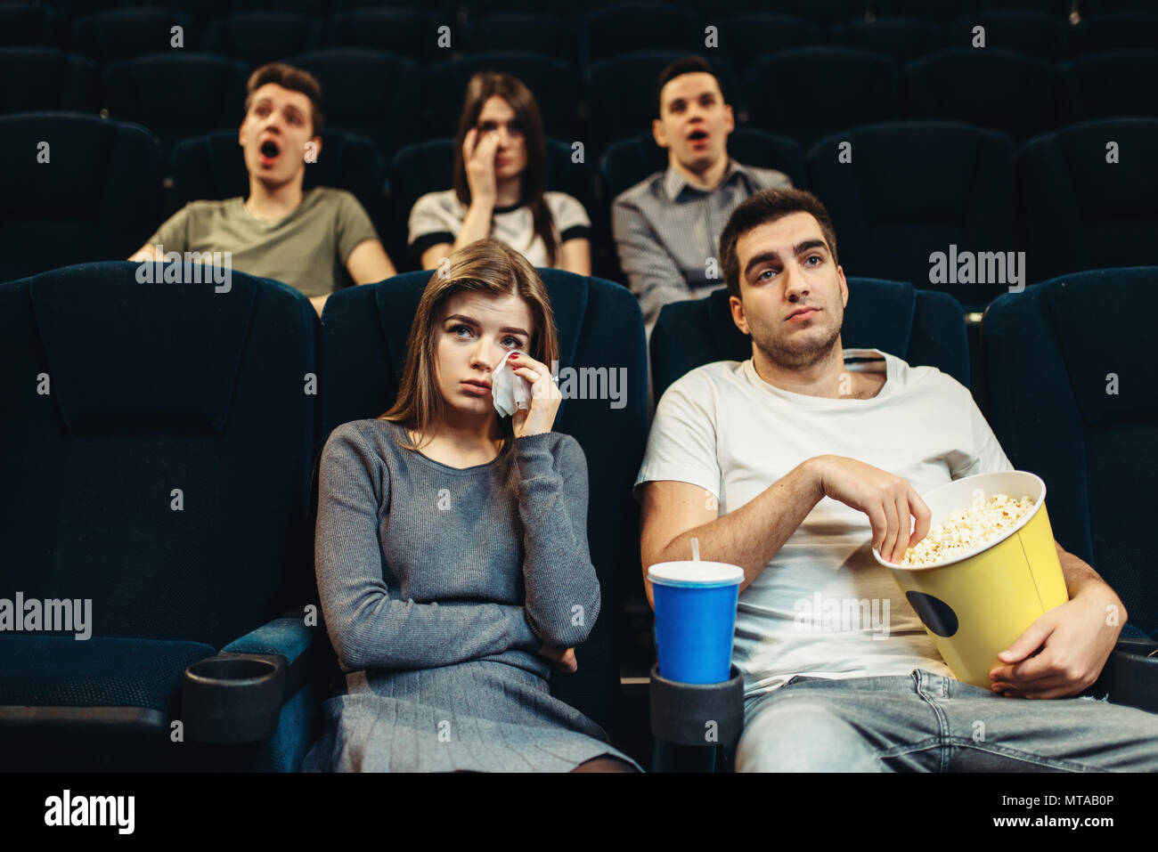Boring movie theater hi-res stock photography and images - Alamy