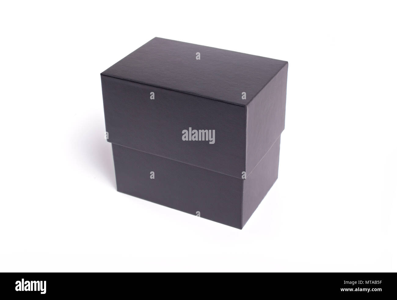 Black box isolated on white Stock Photo - Alamy