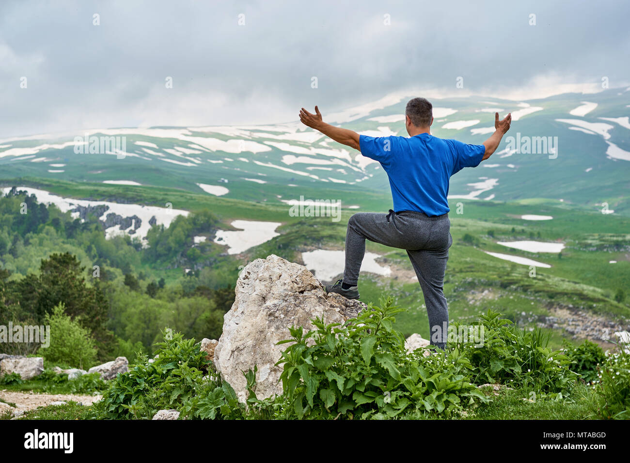 Man silhouette standing forward hi-res stock photography and images - Alamy