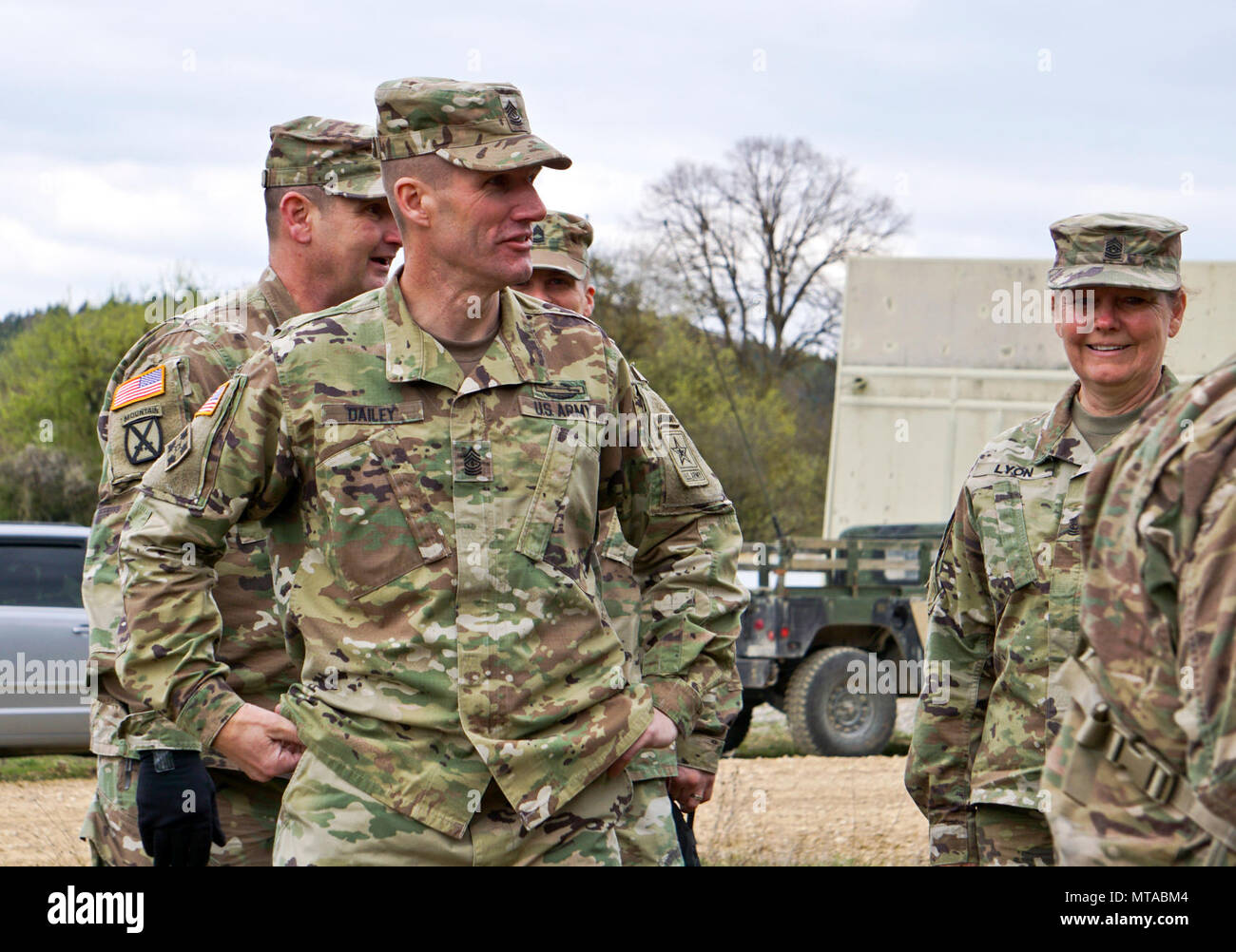 U.S. Army Command Sgt. Major Daniel A. Dailey, 15th Command Sergeant ...