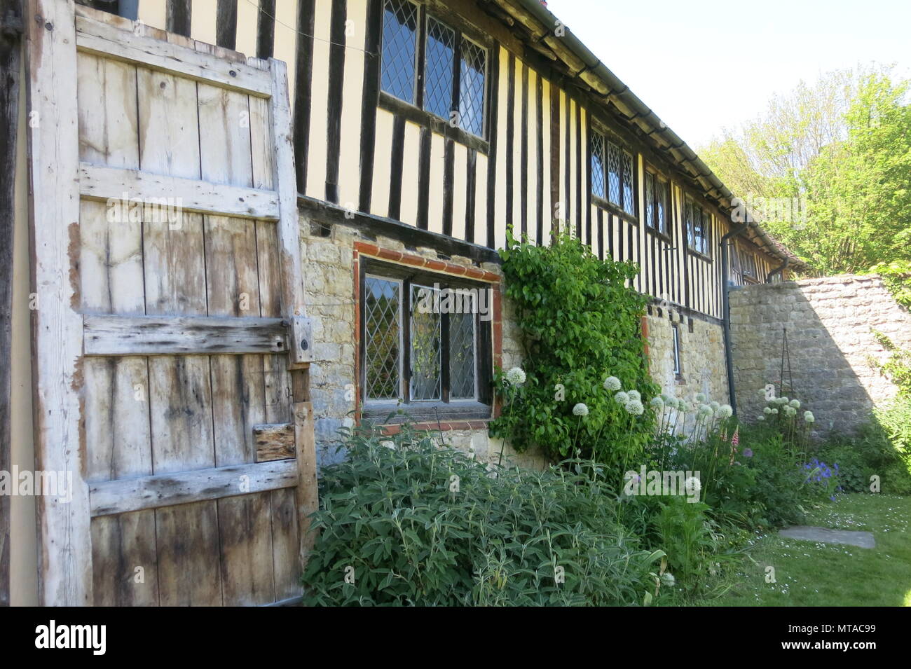 Ightham Mote near Sevenoaks, Kent, is a 14th century moated manor house ...
