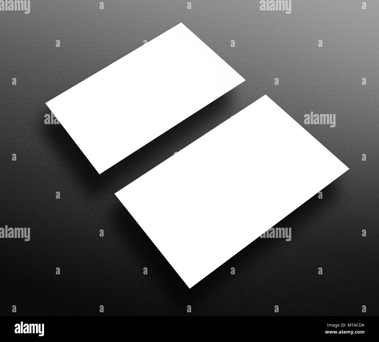 Office business visiting cards Black and White Stock Photos & Images ...