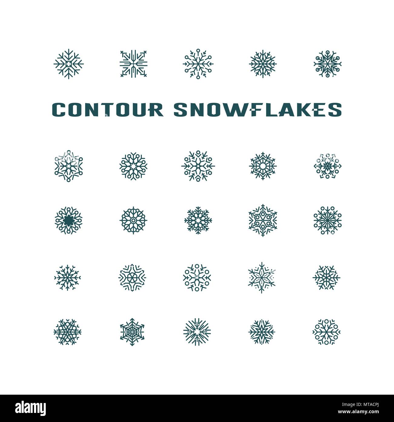 Black snowflakes icon on white background Stock Vector Image & Art - Alamy