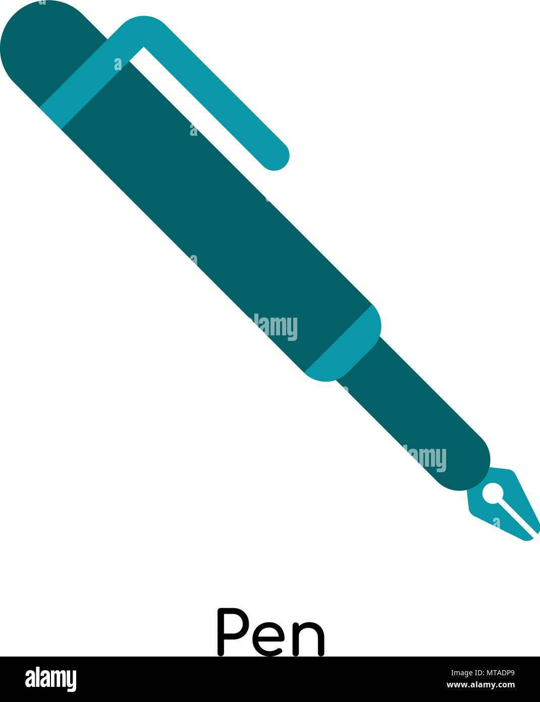Pen icon isolated on white background for your web and mobile app ...