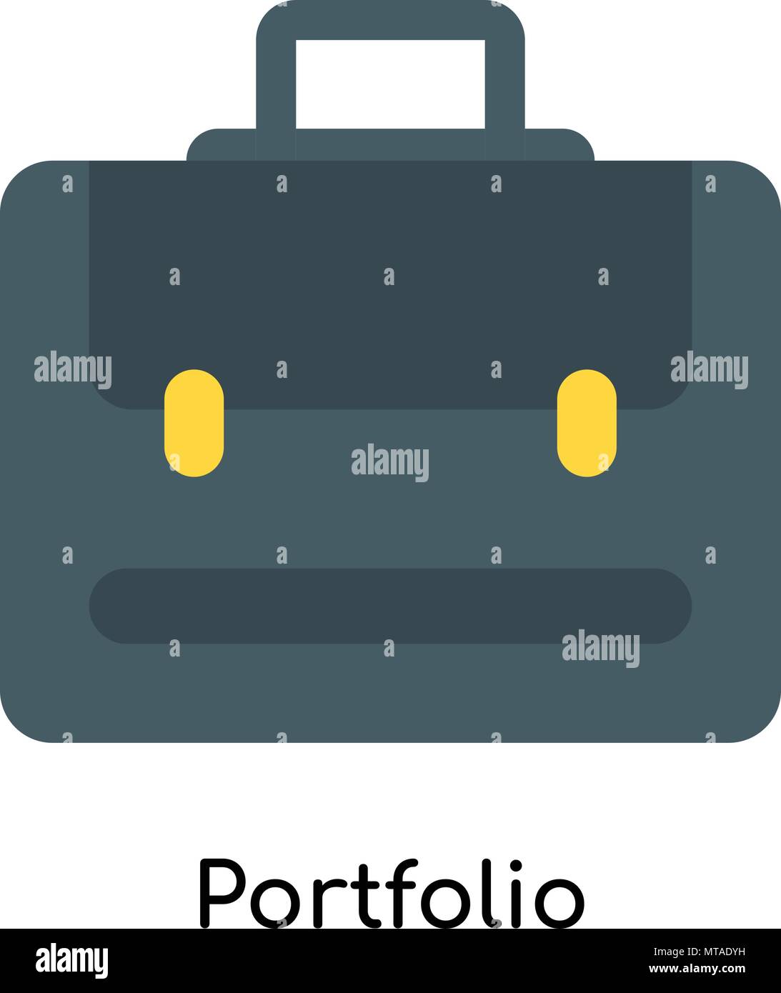 Portfolio icon isolated on white background for your web and mobile app ...